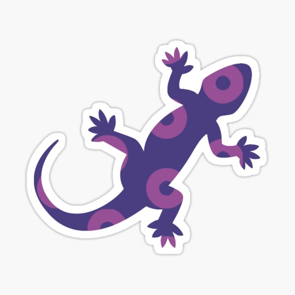 "Phish donut purple lizard sticker" Sticker for Sale by Phishytreasures ...