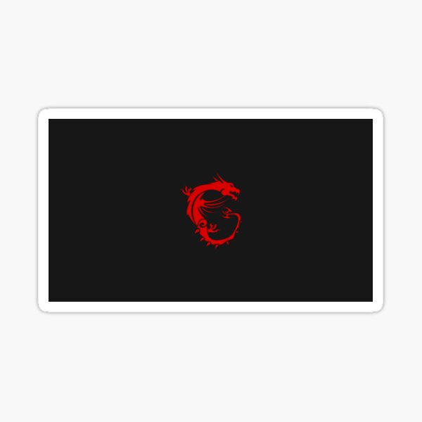 "MSI LOGO" Sticker by DoomTek | Redbubble