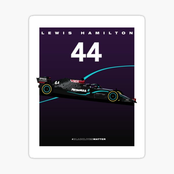 "Lewis Hamilton | The F1 Series" Sticker for Sale by SufianIshaq ...