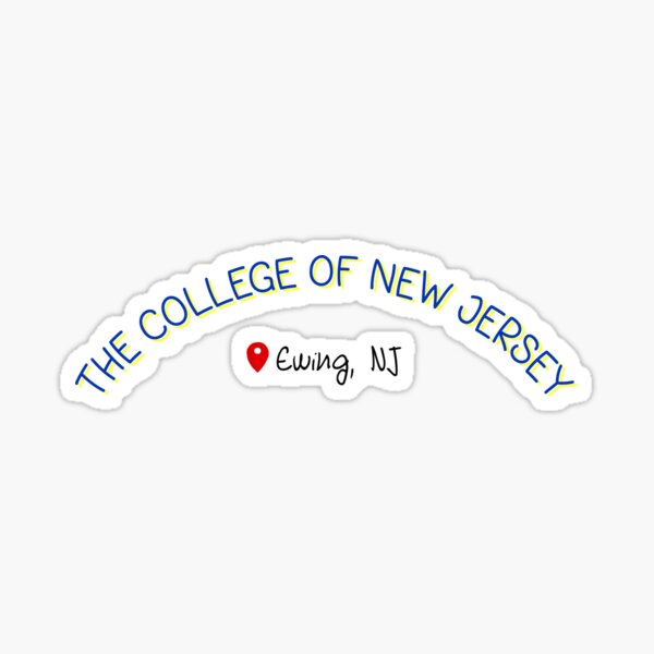 "TCNJ Location Pin" Sticker for Sale by jessburch25 | Redbubble