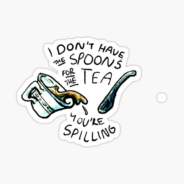 "Teaspoon" Sticker by sippingminttea | Redbubble
