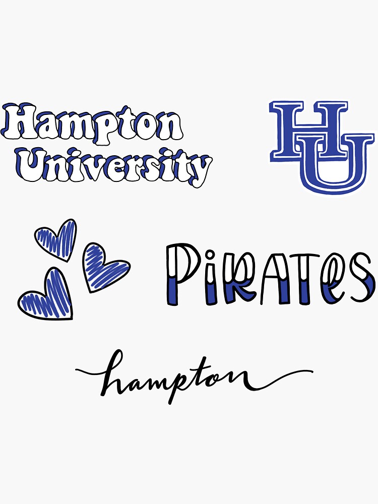"Hampton University Sticker Pack" Sticker for Sale by emkepp32 | Redbubble