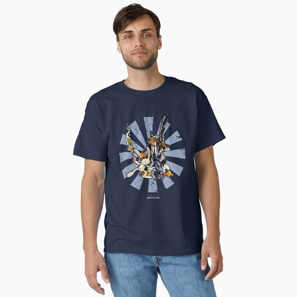 "Sam And Max Retro Japanese" Essential T-Shirt for Sale by Nova5 ...