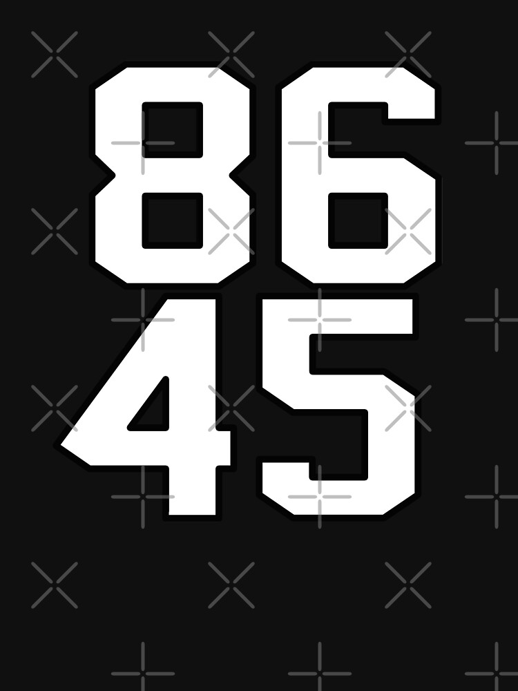 "8645" T-shirt by partyfarty | Redbubble | 8645 t-shirts - 86 45 t ...