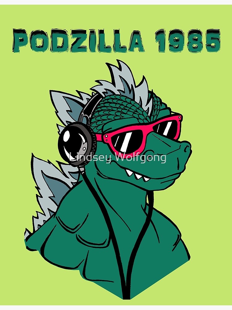 "Retro Podzilla 1985 in Color" Poster by StariaChiba | Redbubble