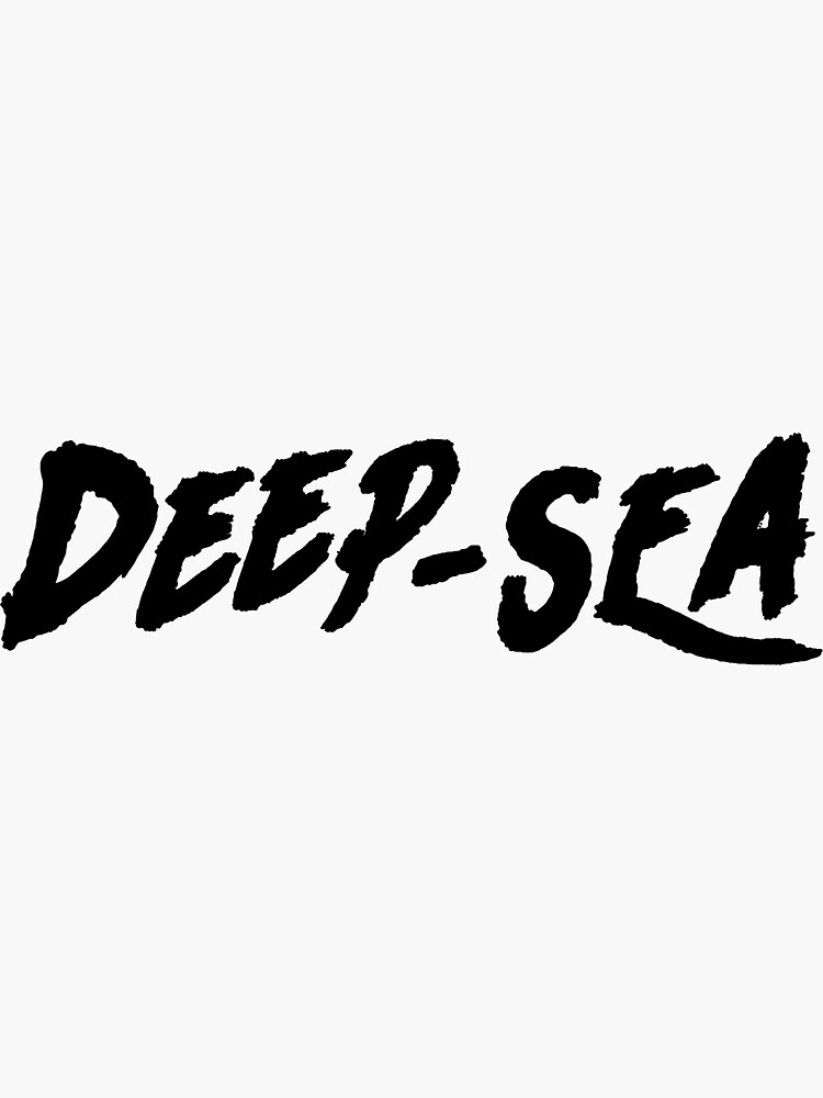 "Deep-Sea Logo in Black" Sticker for Sale by Deep-Sea | Redbubble