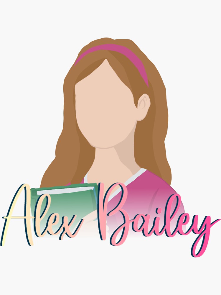 "Alex Bailey - pop art design " Sticker for Sale by amyapplez | Redbubble