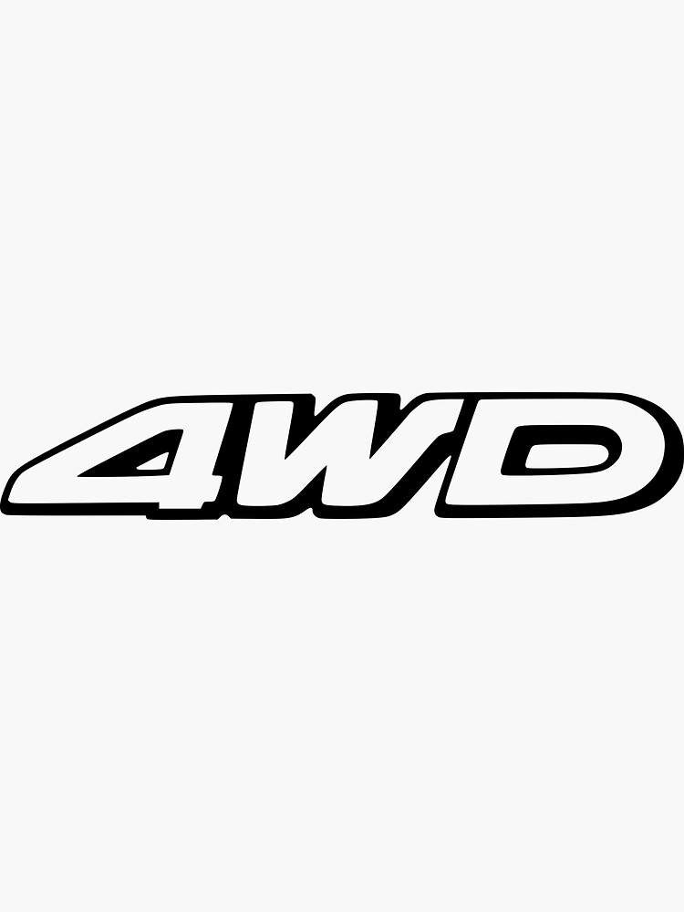 "Toyota Hiace 4WD Logo" Sticker for Sale by hiacesoutheast | Redbubble