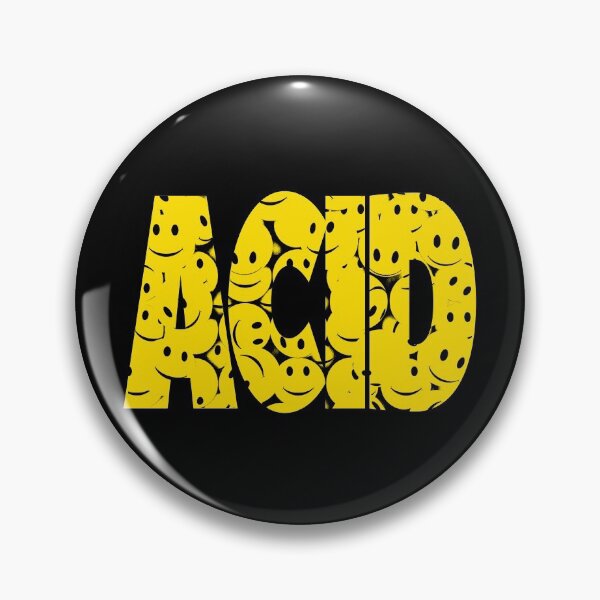 Chapas: Cara Sonriente De Acid House | Redbubble