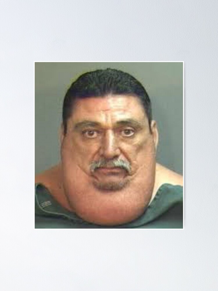 "BIG CHIN MAN" Poster for Sale by DylanDank | Redbubble