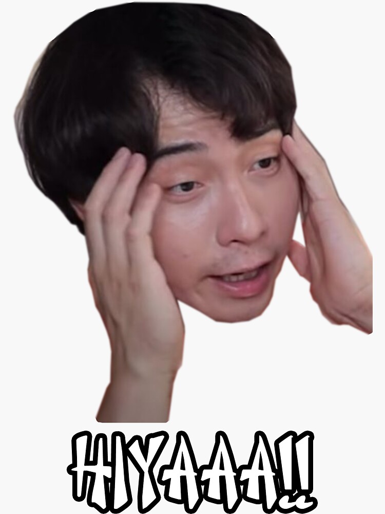 "Uncle Roger HIYAAAA" Sticker for Sale by zbeeK | Redbubble