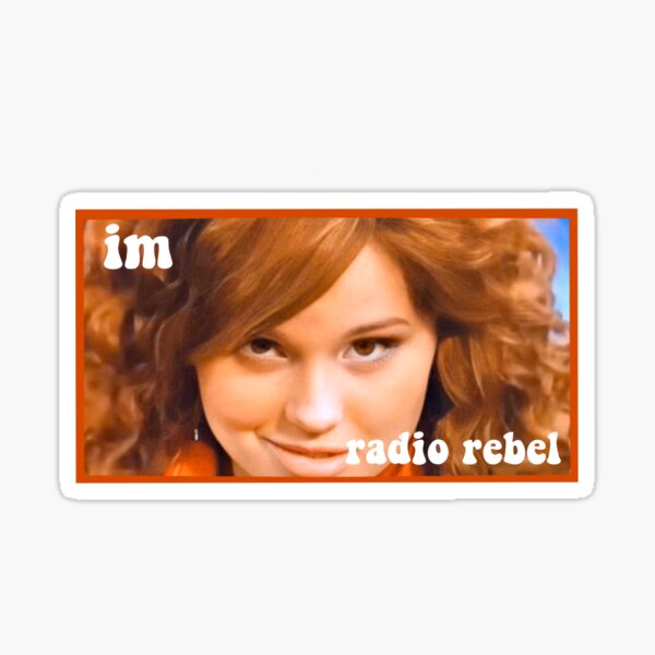 "Debby Ryan Radio Rebel Square Sticker" Sticker for Sale by c0c0k ...