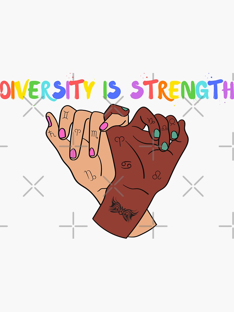 "Diversity is Strength - zodiac signs BLM cool Pride month gift lesbian ...