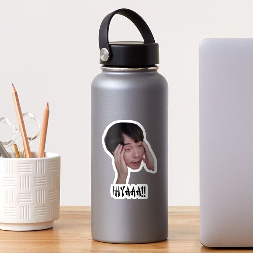 "Uncle Roger Hiyaaa Reaction" Sticker by zbeeK | Redbubble