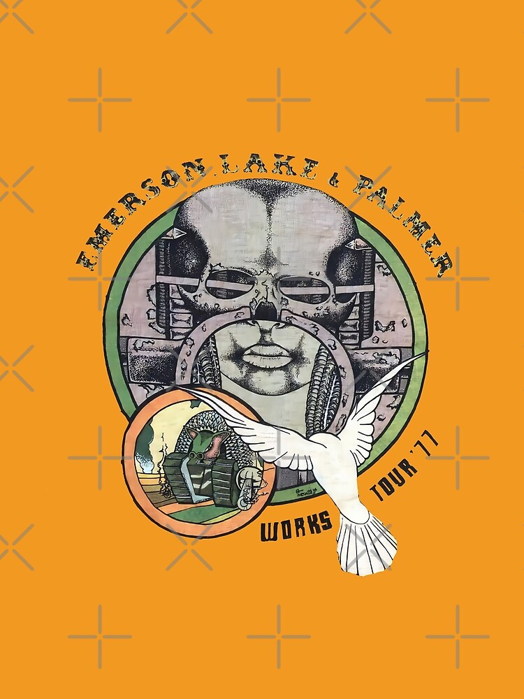 "Elp Works Tour '77 Vintage Redux" T-shirt for Sale by ThePr00gl0rd ...