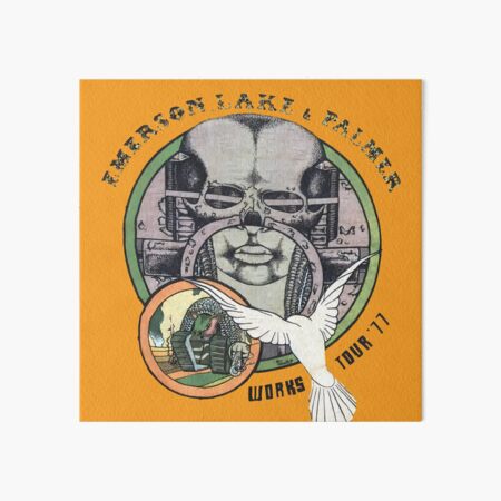 "Elp Works Tour '77 Vintage Redux" Art Board Print for Sale by ...