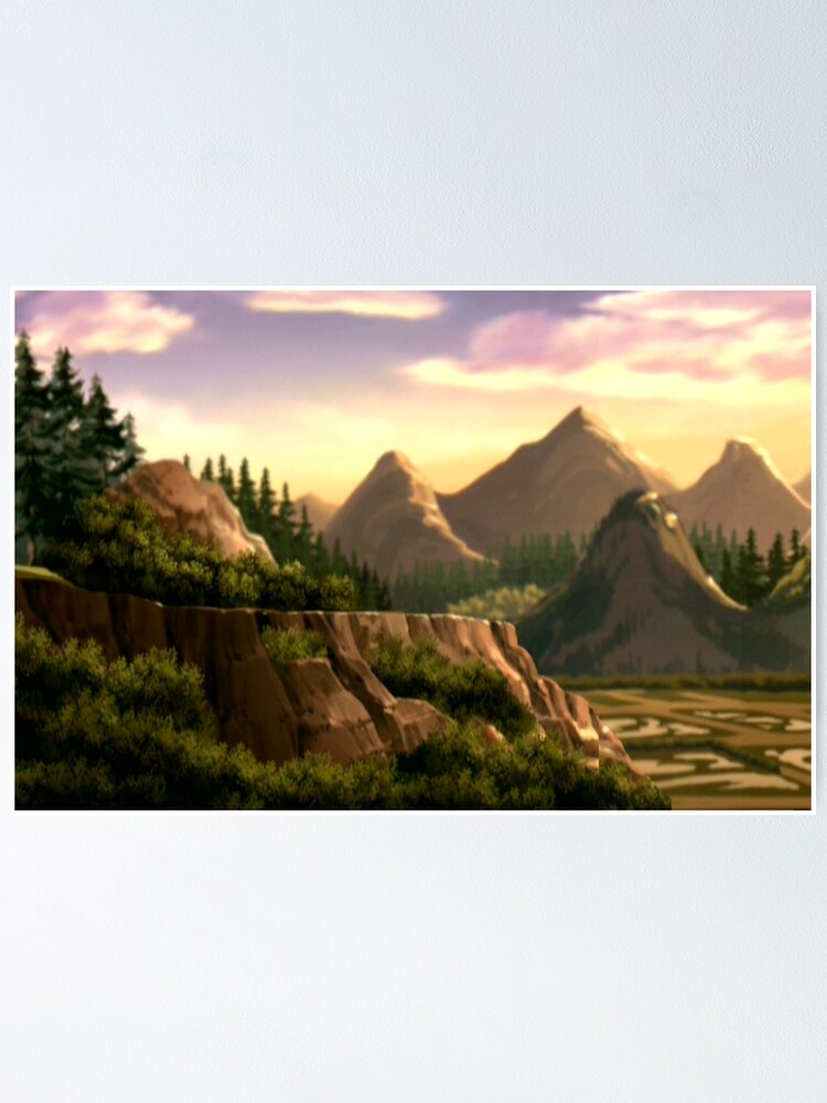 "ATLA scenery " Poster for Sale by HoneyBeeLoft | Redbubble