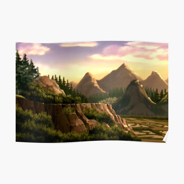 "ATLA scenery " Poster by HoneyBeeLoft | Redbubble