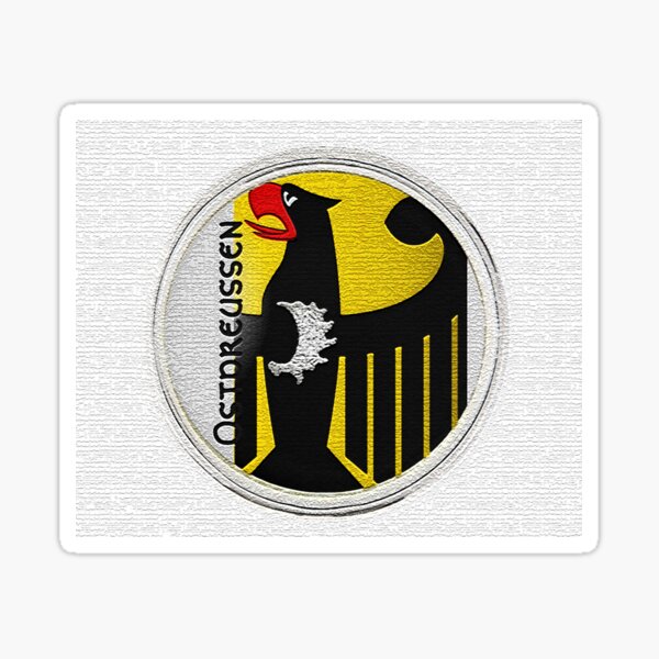 "Ostpreussen...East Prussia ... German heritage symbolism" Sticker for ...
