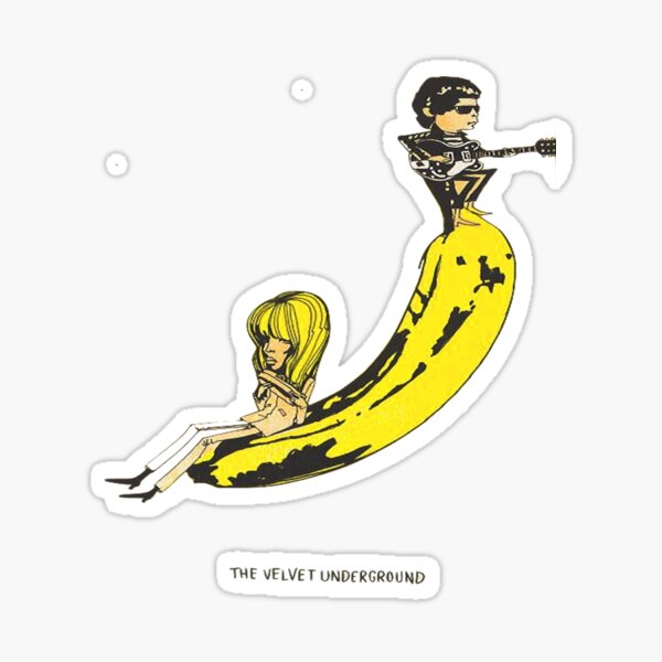 "The Velvet underground with Nico on the guitar" Sticker for Sale by ...
