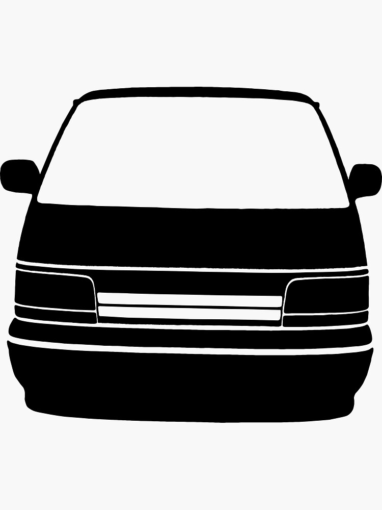 "Toyota Hiace Super Custom" Sticker for Sale by hiacesoutheast | Redbubble