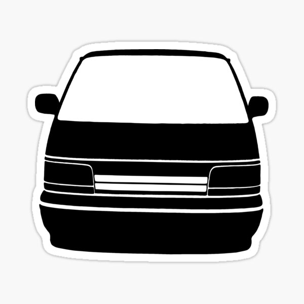 "Toyota Hiace Super Custom" Sticker for Sale by hiacesoutheast | Redbubble