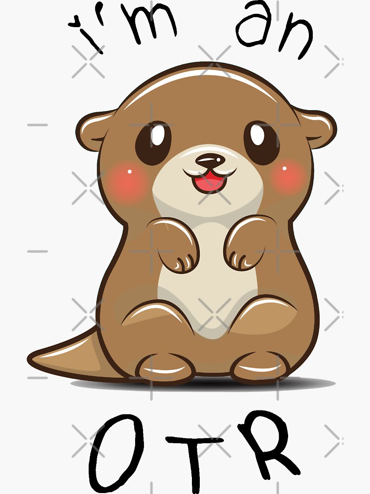 "I'm an OTR Otter Occupational Therapy" Sticker for Sale by otdude ...