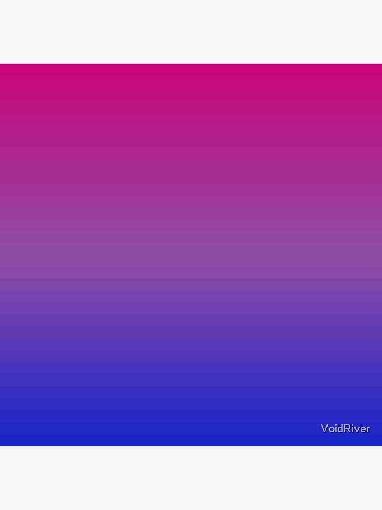 "Bi Flag Gradient" Sticker for Sale by VoidRiver | Redbubble