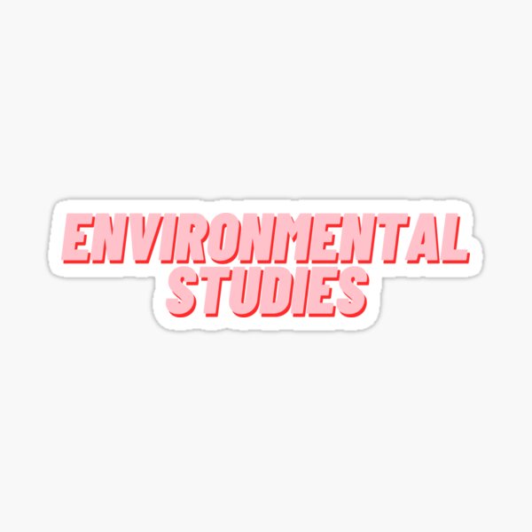 "Environmental Studies" Sticker for Sale by polishalpaca | Redbubble