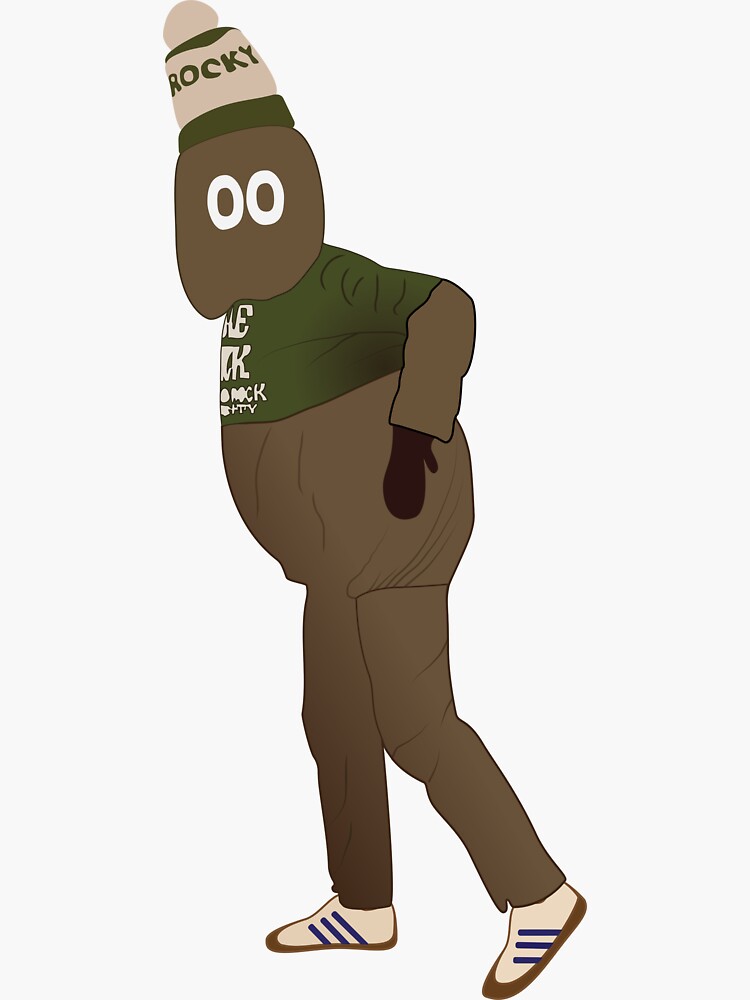 "SRU Rocky" Sticker for Sale by sarahbethscott | Redbubble