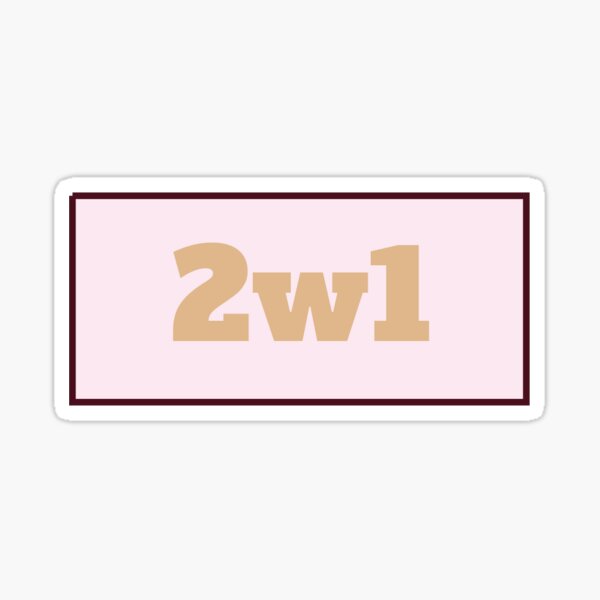 "Enneagram 2 Wing 1" Sticker for Sale by kirstencsmith | Redbubble