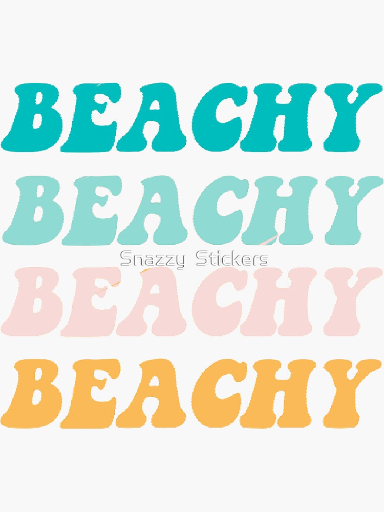 "Beachy aesthetic vsco sticker " Sticker by coolbeanz07 | Redbubble