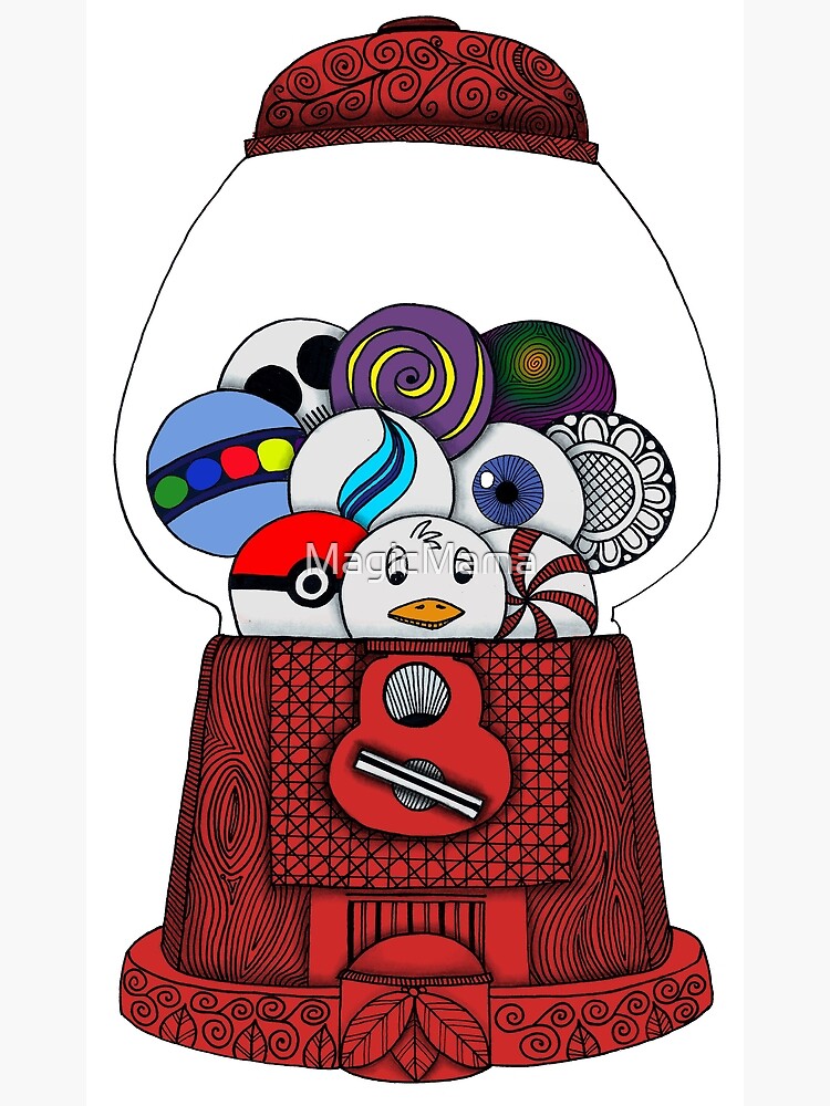 "Gumball Machine" Poster by MagicMama | Redbubble