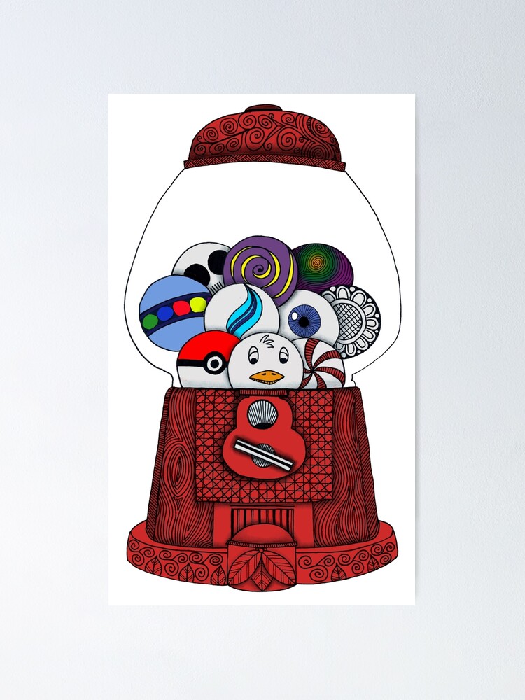 "Gumball Machine" Poster by MagicMama | Redbubble