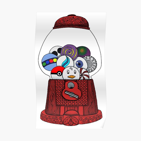 "Gumball Machine" Poster by MagicMama | Redbubble