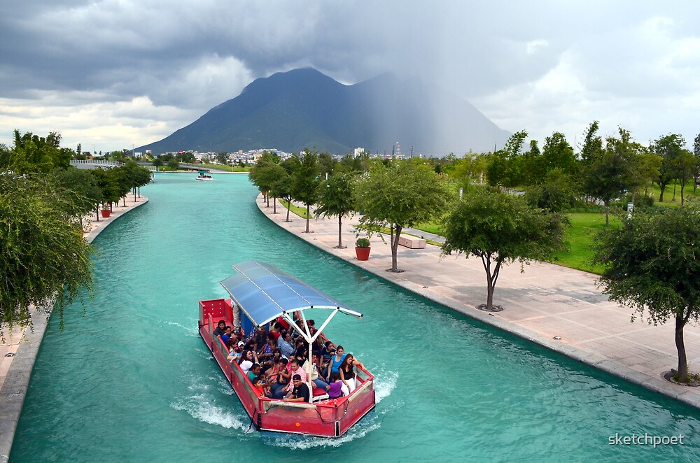 "Santa Lucia Riverwalk" by sketchpoet | Redbubble