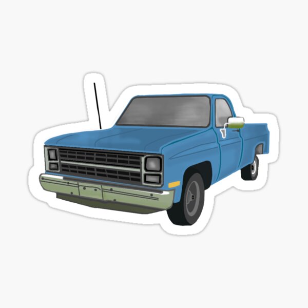 "1985 Chevy C10" Sticker for Sale by ariana2001 | Redbubble
