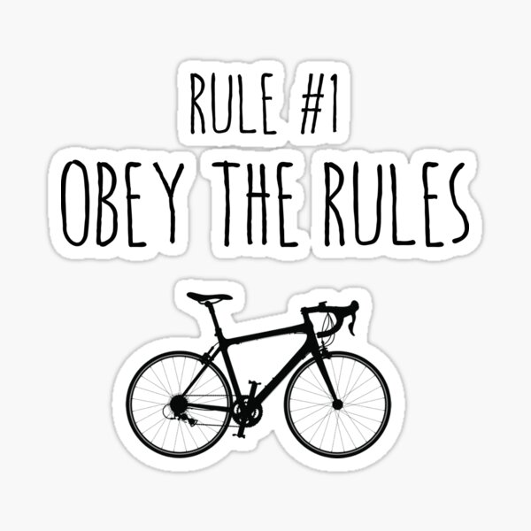 Obey Rules Stickers | Redbubble
