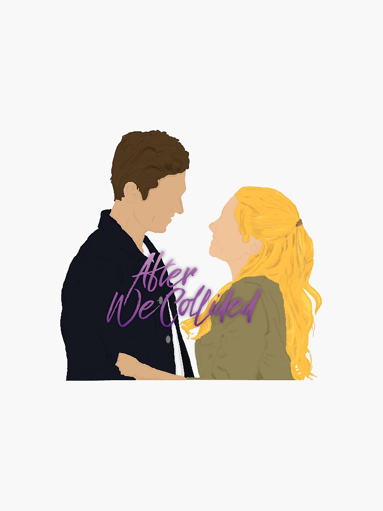 "Hardin Scott and Tessa Young after we collided sticker" Sticker for ...