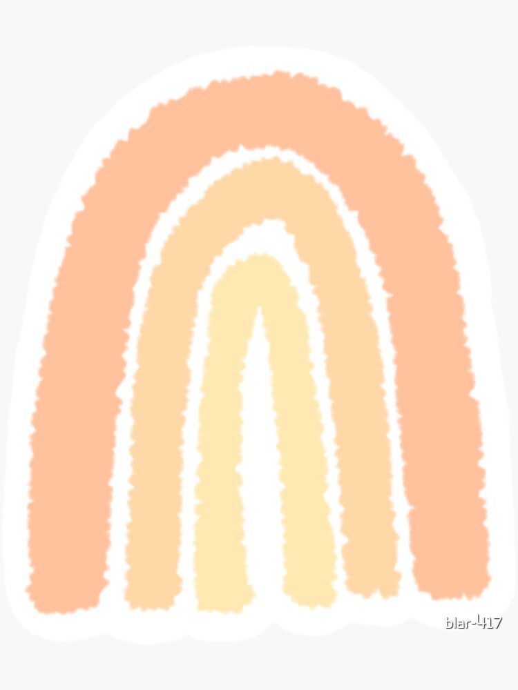 "pastel rainbow" Sticker by blar-417 | Redbubble
