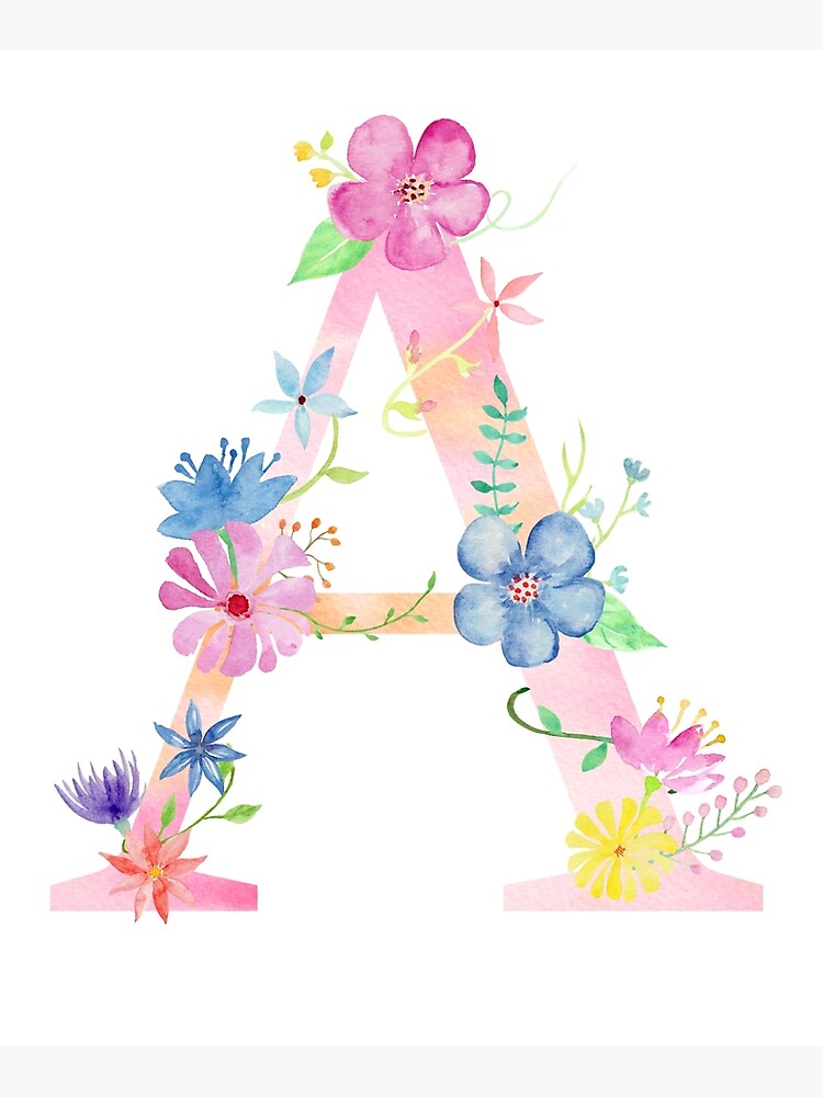 "A The First Letter of Your Name" Poster by audio-sync | Redbubble