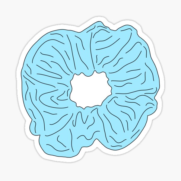 "scrunchie doodle" Sticker for Sale by robinverheul | Redbubble