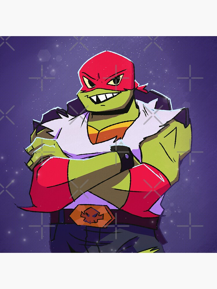 "Raph - Rottmnt" Sticker by Giraffenecc | Redbubble