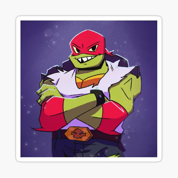 "Raph - Rottmnt" Sticker by Giraffenecc | Redbubble