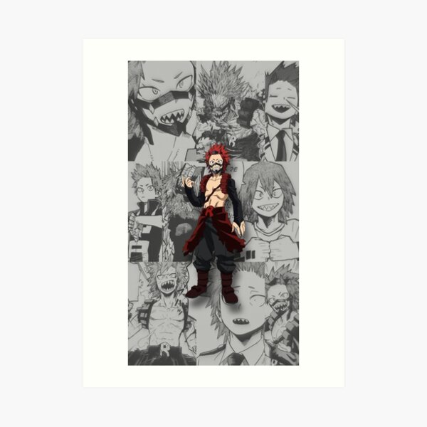 "Kirishima Eijirou Manga Panel Character Art" Art Print for Sale by ...