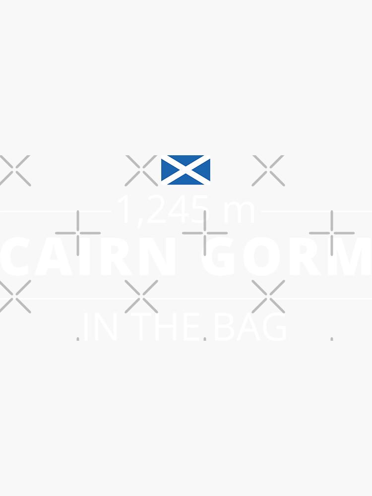 "Cairn Gorm - Munro Bagger Scottish Munro in the Bag" Sticker by ...