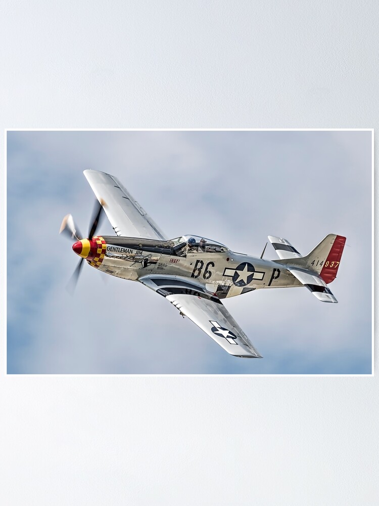 "North American P-51 Mustang" Poster for Sale by ReflectPhoto | Redbubble