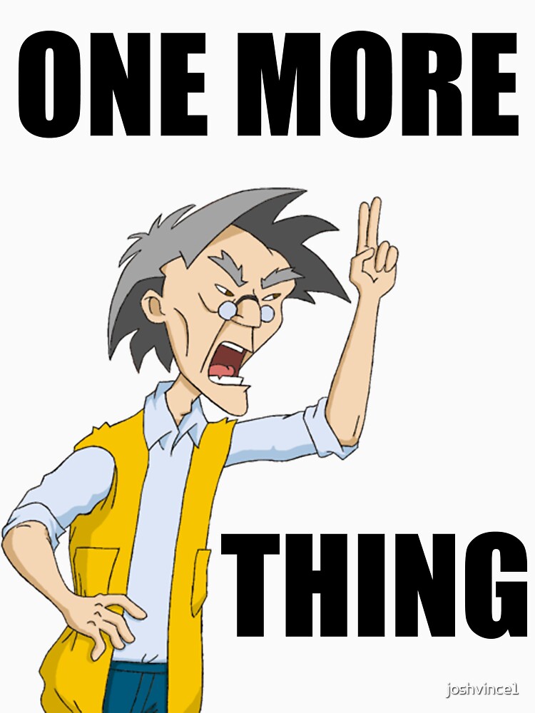 "Uncle Chan - One more thing" T-shirt for Sale by joshvince1 ...