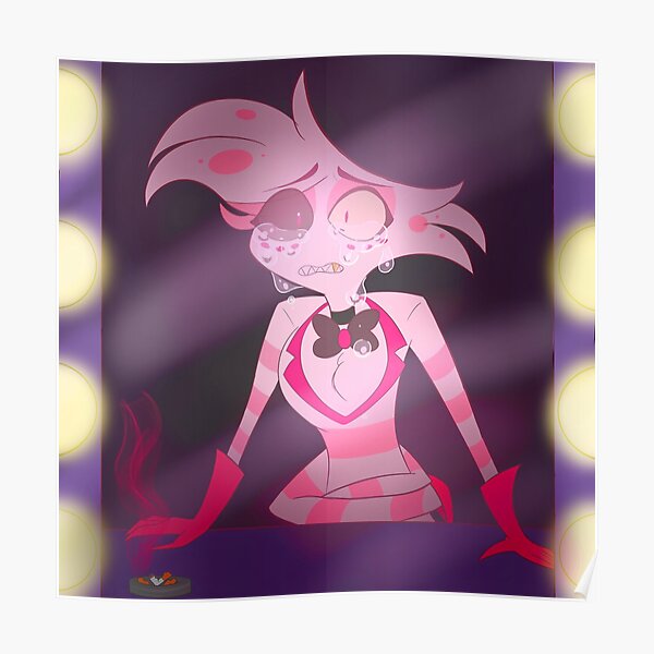 Hazbin Hotel Angel Dust Posters | Redbubble