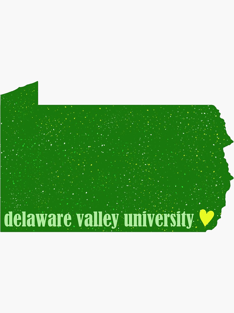 "delval, delaware valley university sticker" Sticker by Simplycaseyt ...